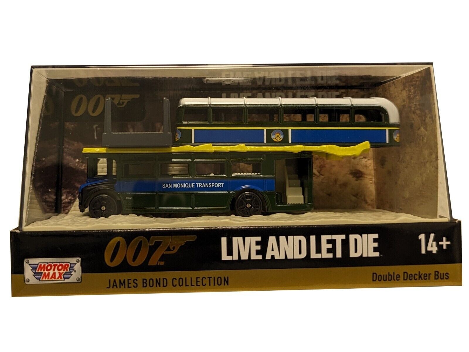 DOUBLE DECKER BUS "HITTING BRIDGE SCENE" JAMES BOND 007 MODEL BY ...
