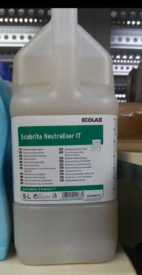 QUASAR - ECOLAB ECOBRITE NEUTRALISER REGOLA PH BIANCHERIA PROFESSIONALE ...