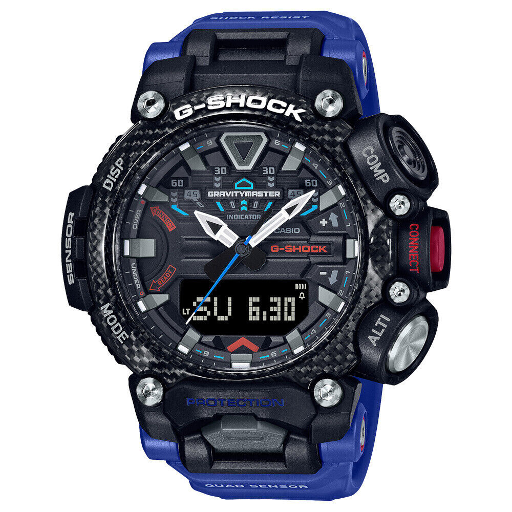 Casio G-Shock GR-B200 Gravity Master Men's Black Watch - GR-B200-1A2 ...