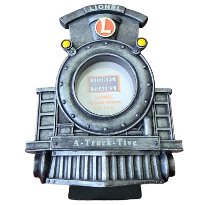 Lionel Locomotive Train Picture Frame "aTRACKtive" Train Track Themed ...