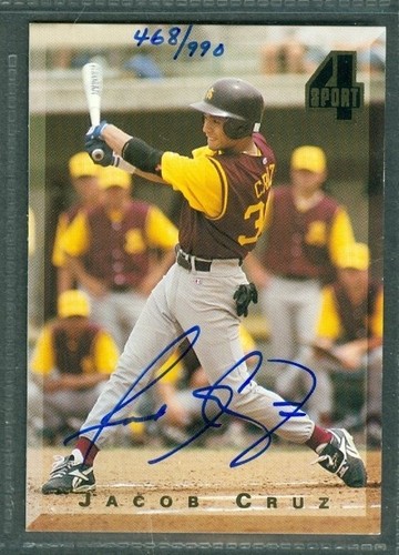 Jacob Cruz Baseball Auto 1994 Classic '94 Signature Autograph Signed ...