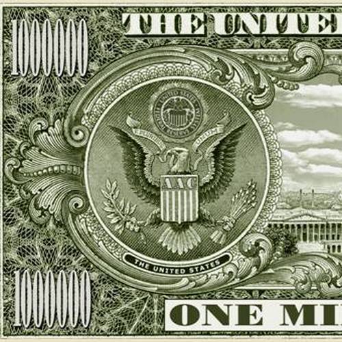 Statue of Liberty Million Dollar Bill Play Funny Money Novelty Note ...