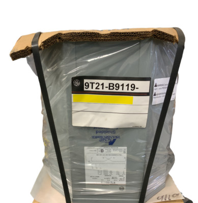 GE Transformer, 9T21B9119 15kVA 60Hz 1PH CLASS 155, TYPE 3R, 120/240V ...