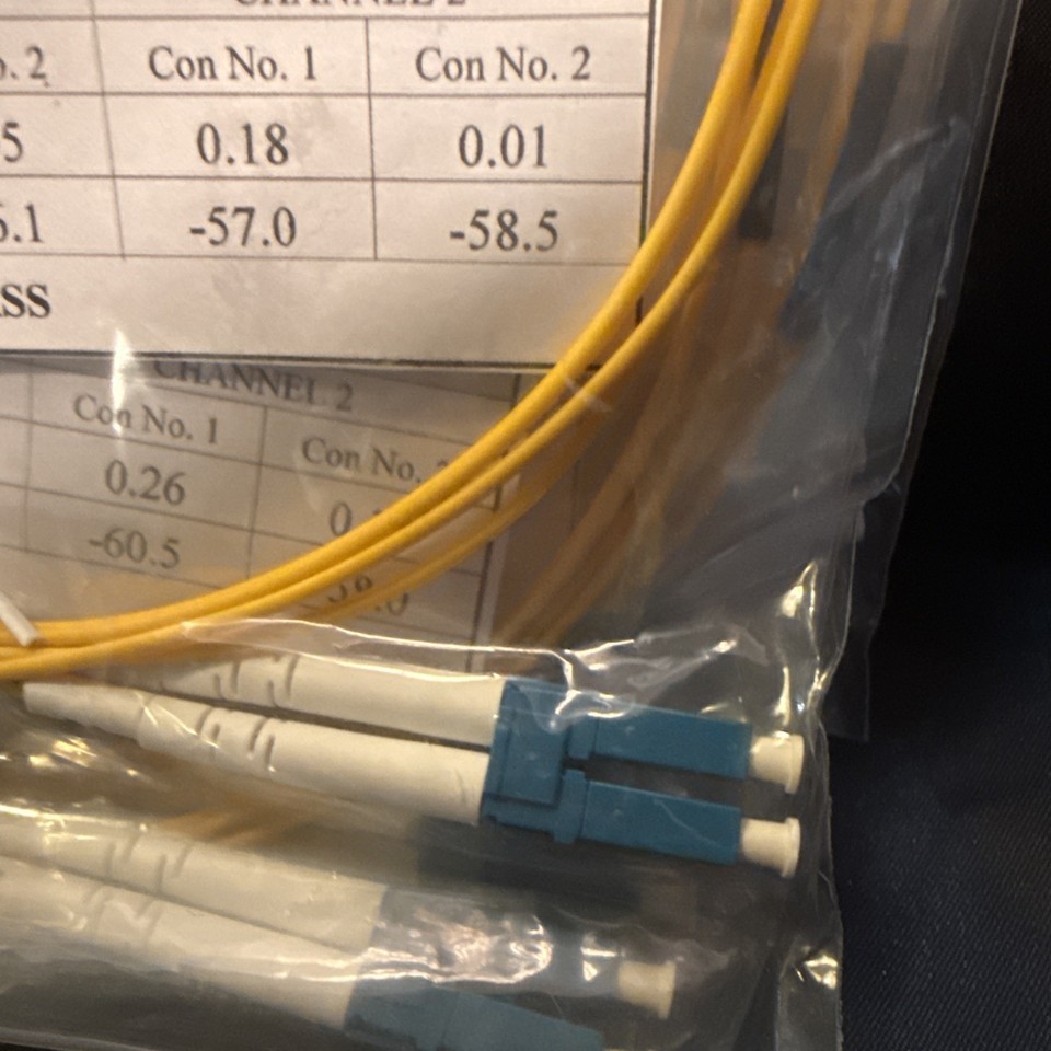 LC-LC SM G657A2 DX 1.6MM LSZH Yellow 1M Fiber Patch Cable (10 pcs) | eBay
