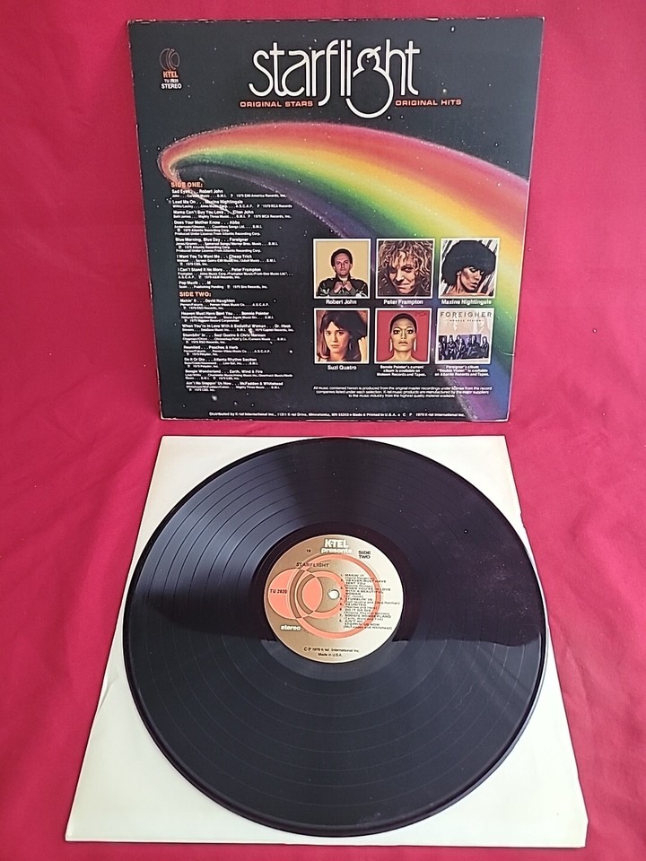 Starflight Original Stars Original Hits LP Vinyl Record Album | eBay