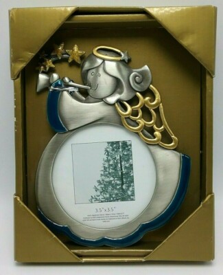 St Nicholas Square Angel Photo Frame Holiday Jewel Holds 3.5"X3.5" | eBay