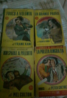 Lotto 4 libri gialli Mondadori usati spedizione gratuita anni 55-56 | eBay