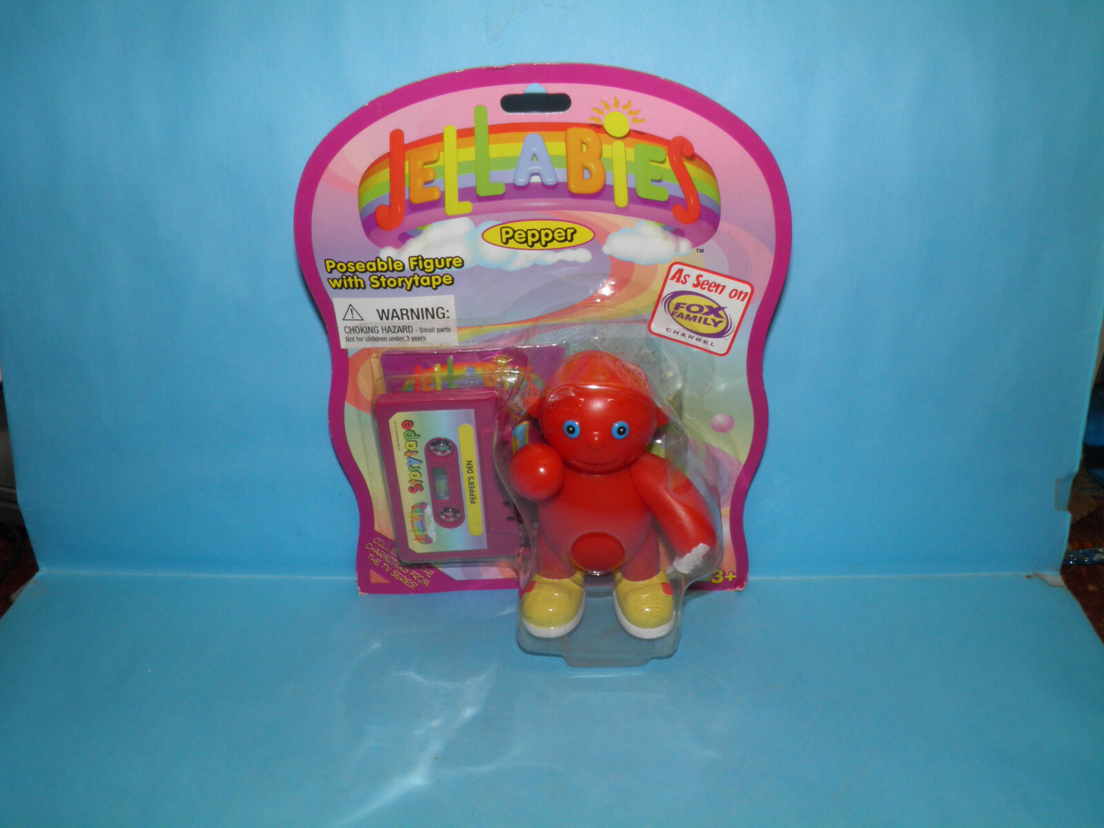 Vintage 1998 Jellabies Pepper Posable Figure Storytape Cassette Fox ...