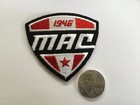 1946 MAC Vintage Embroidered Iron On PATCH 2.5" X 2” Red | eBay