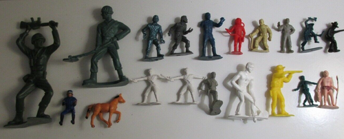 Vintage Plastic Action Figures Lot Tim Mee Toys - MPC- | eBay