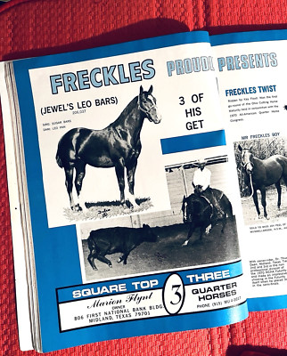 1971 QUARTER HORSE Journa, PETER McCUE 7PG Story - JEWEL'S LEO BARS ...