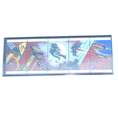 Set of 5 Sci-Fi Stamps 29 cent Space Fantasy Stamps | eBay