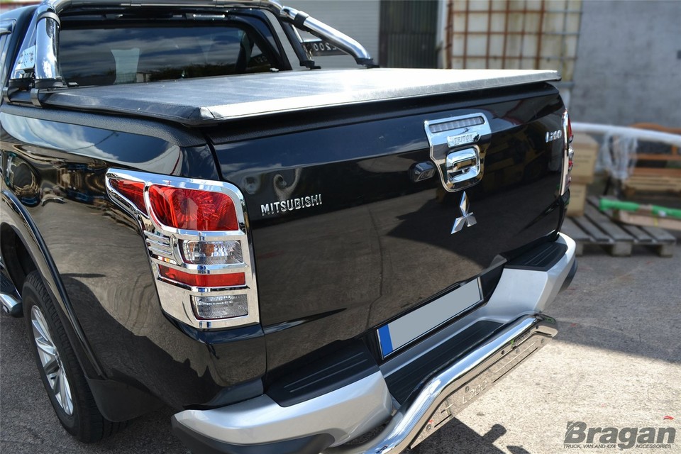 Rear Door Handle Cover To Fit Mitsubishi L200 Triton Strada 2015 - 2019 ...