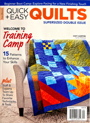 Quick + Easy Quilts Magazine 2024 "TRAINING CAMP!" 15 PATTERNS & MORE ...