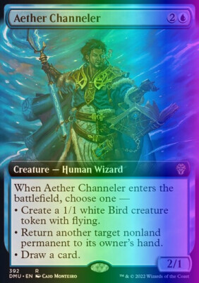 MTG Magic the Gathering Aether Channeler (392/516) Dominaria United LP ...
