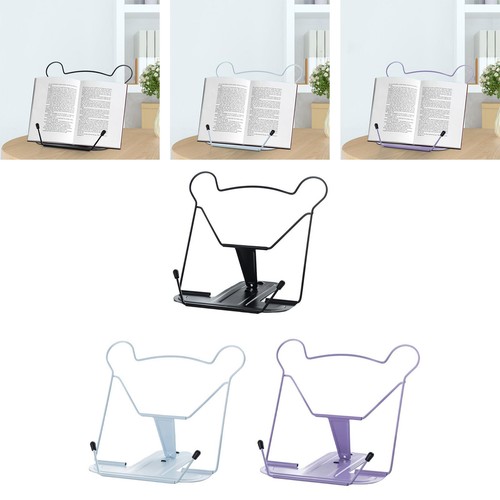 Metal Book Stand Portable Bookstand Multifunctional Book Rest Book ...