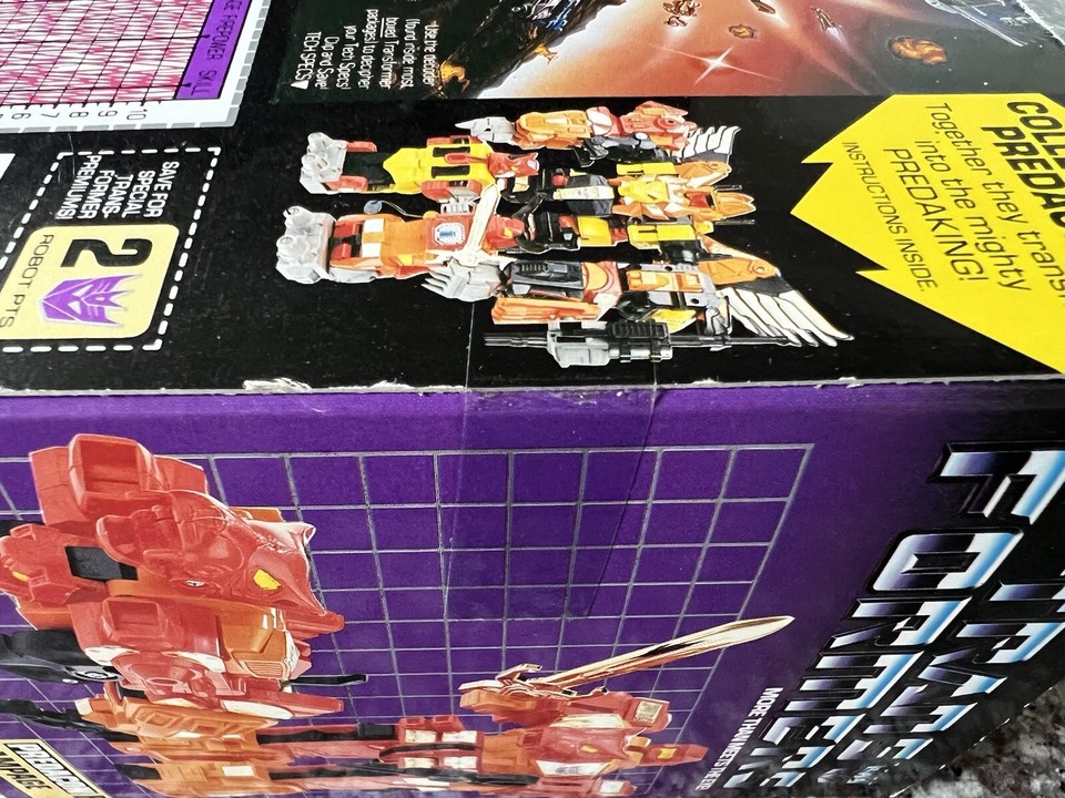 Transformers G1 Rampage Predacon Decepticon 1986 MISB | eBay