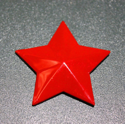 SURPLUS CHINESE ARMY MILITARY PLA RED STAR CAP BADGE INSIGNIAS PIN 1PCS ...