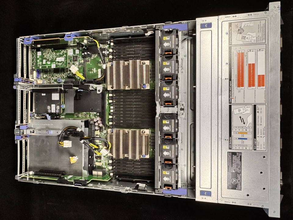 DELL POWEREDGE R740 GPU CHASSIS 2x HS 2x 2000W POWER SUPPORT TO 3 GPU ...