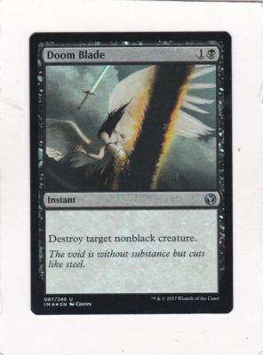 Magic: MTG: Iconic Masters: Foil: Doom Blade | eBay