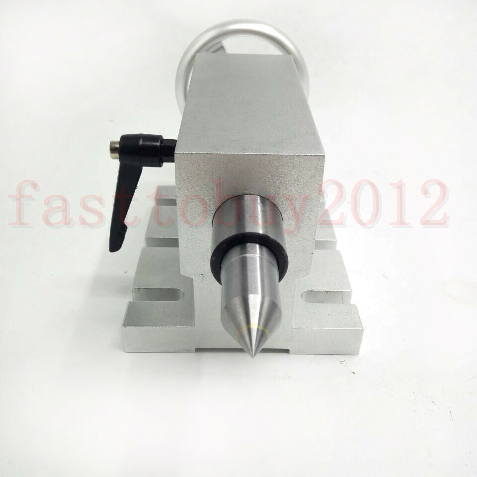 CNC Rotary Axis 4th Axis A Axis Nema23 Stepper Motor Hollow Shaft w ...