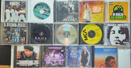 CD LOT GANGSTA RAP R&B G-FUNK B. RICH BABY BEESH BASH BABY S BABYFACE ...