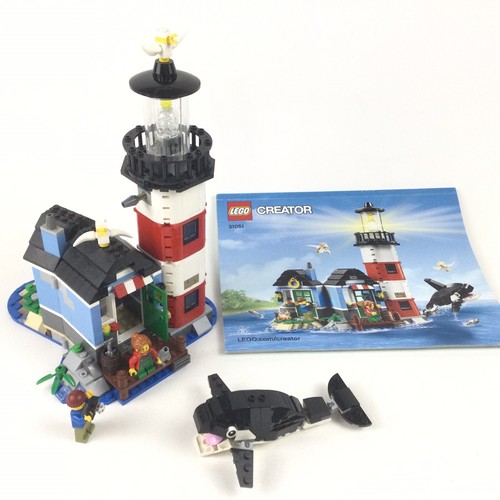 INCOMPLETE LEGO Lighthouse Point 31051 CREATOR 99% COMPLETE No Box ...