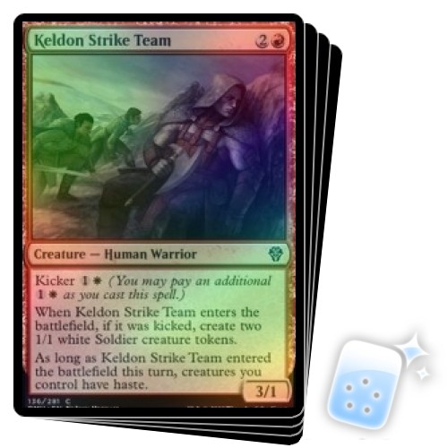 FOIL KELDON STRIKE TEAM X4 Dominaria United DMU Magic MTG MINT CARD | eBay