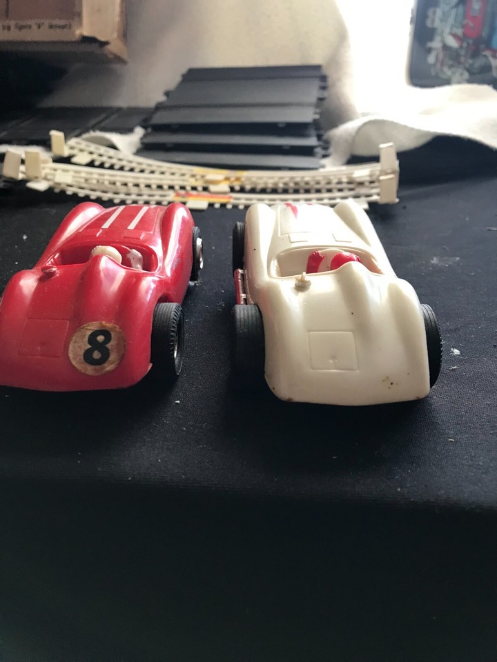 Vintage Eldon slot car road racing set. WORKS !! | eBay