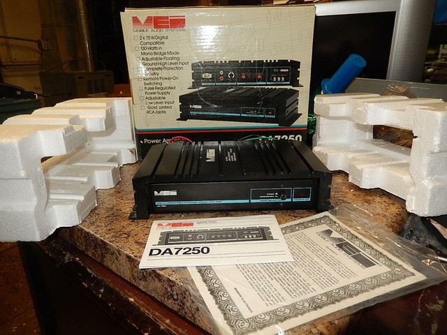 MEI 2 Channel Power Amplifier / Amp Model DA7250 /as-is Untested for ...