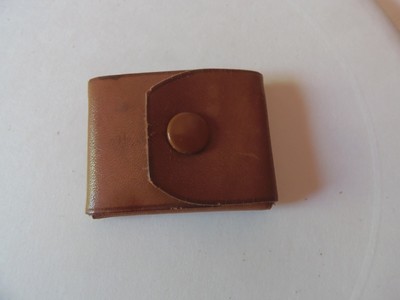 Vintage Leather Postage Stamp Keeper | eBay