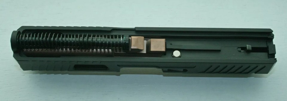 Custom Complete Upper Slide for Glock 19 w/ Copper Barrel Optic Cut G19 ...