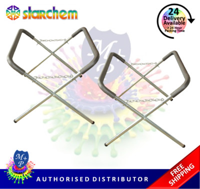 2 X Body Shop Trestle Table Panel Stand Adjustable Bumper Panelstand ...