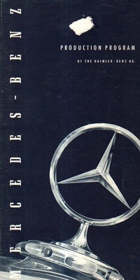 1958 Mercedes - Benz Voll Line Sales Ordner Zeigt Alle Modelle Mit Lkws ...