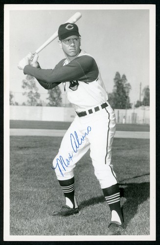 Max Alvis Signed Auto Early 1960s Cleveland Indians Postcard | eBay