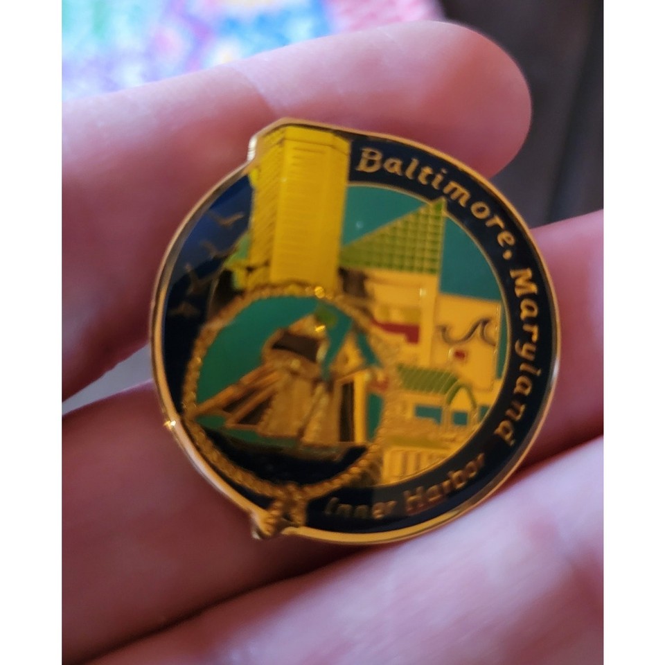 LOT OF 4 VINTAGE Baltimore Maryland Themed Travel Pins Pinback | eBay