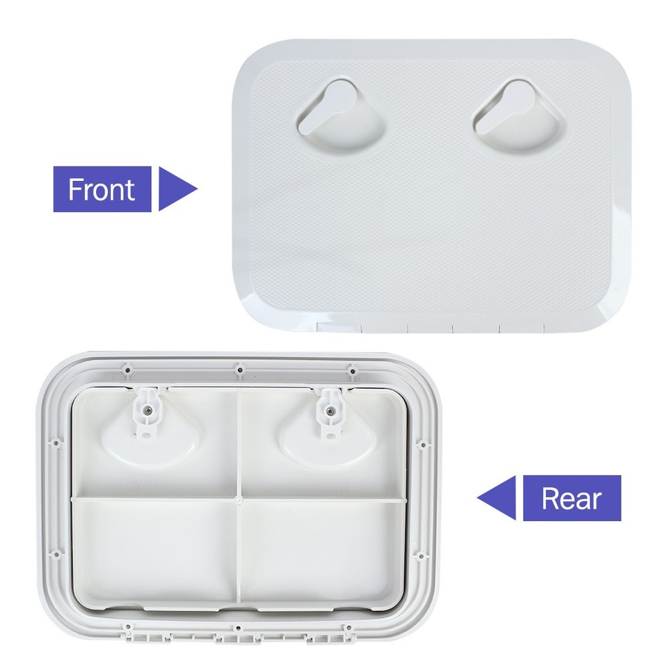 2X 440x310mm Access Service Caravan Door Hatch Locked Lid Storage RV ...