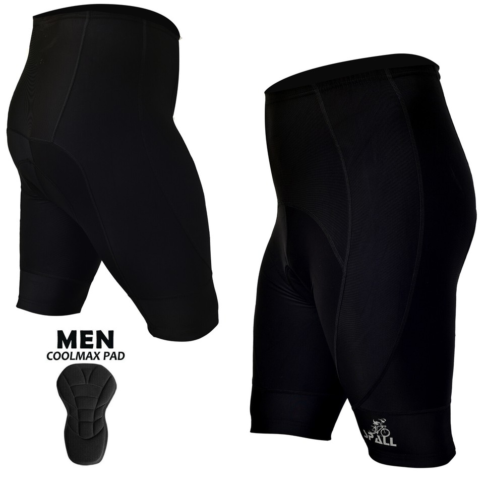 Mens Cycling Shorts MTB Bicycle Bike Short Compression Padded S to XL ...