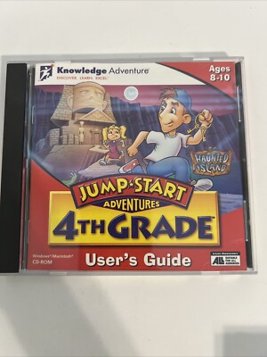 Jump Start Adventures 4th Grade Haunted Island CD-Rom Windows Mac PC ...