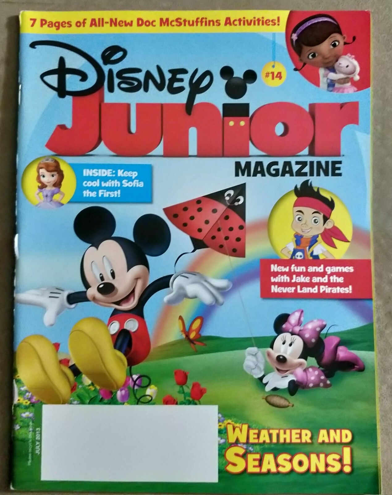 Disney Junior Magazine July 2013 | eBay