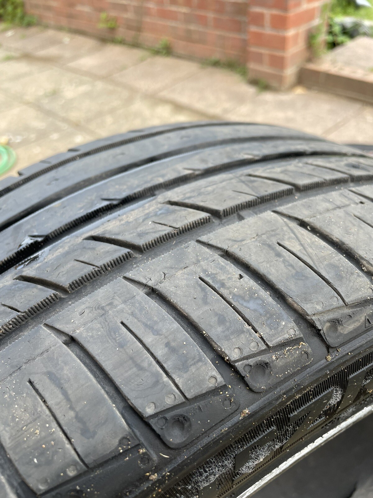 HONDA CIVIC 17" BLACK ALLOY WHEEL WITH FALKEN TYRE 225/45ZR17 HL4899 ...