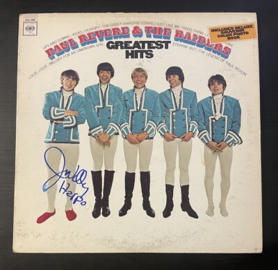 Paul Revere And The Raiders Greatest Hits LP signed by Jim Valley Vinyl ...