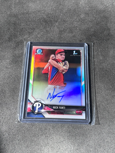 Nick Fanti 2018 Bowman Chrome Auto Autograph Refractor 081/499 | eBay