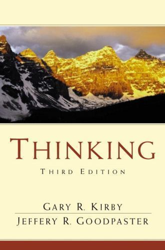 Thinking by Gary R. Kirby and Jeffery R. Goodpaster (2001, Trade ...