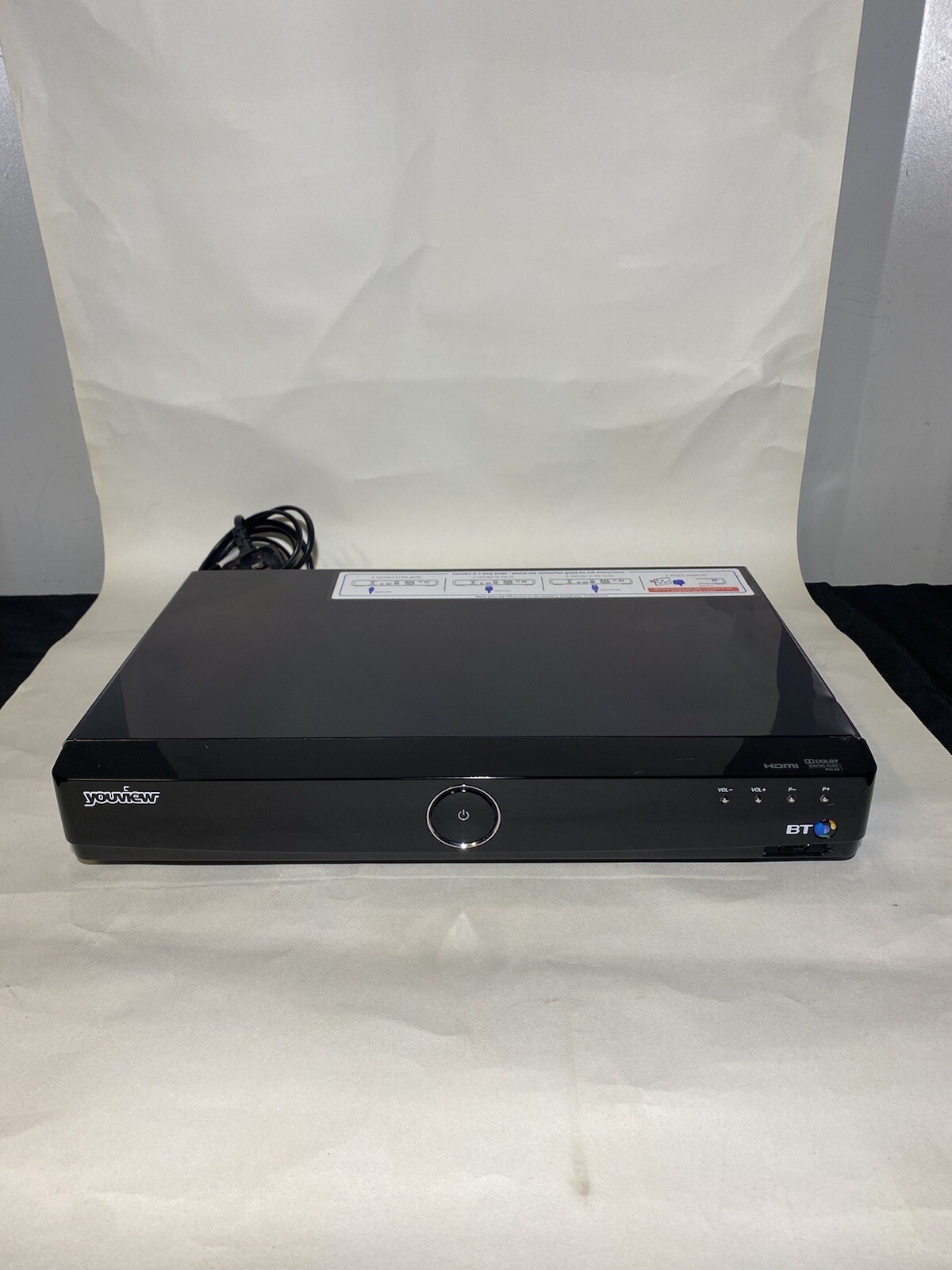 BT Humax DTR-T1000 Freeview+ HD 500GB Twin Tuner Recorder Box, Tested ...