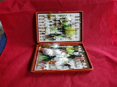 A GOOD FOX BOX FLY BOX WITH GOOD COLLECTION OF FLIES | eBay