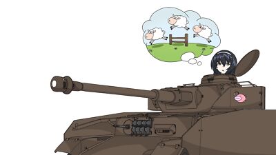 Anime girls und panzer reizei mako iv sheep tank simple Playmat Game ...