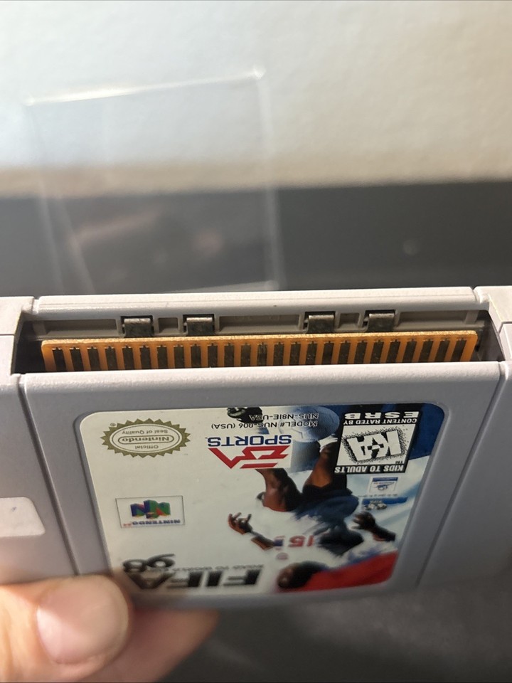 Fifa 98 Road to World Cup (N64 Nintendo 64) Authentic Tested Working ...