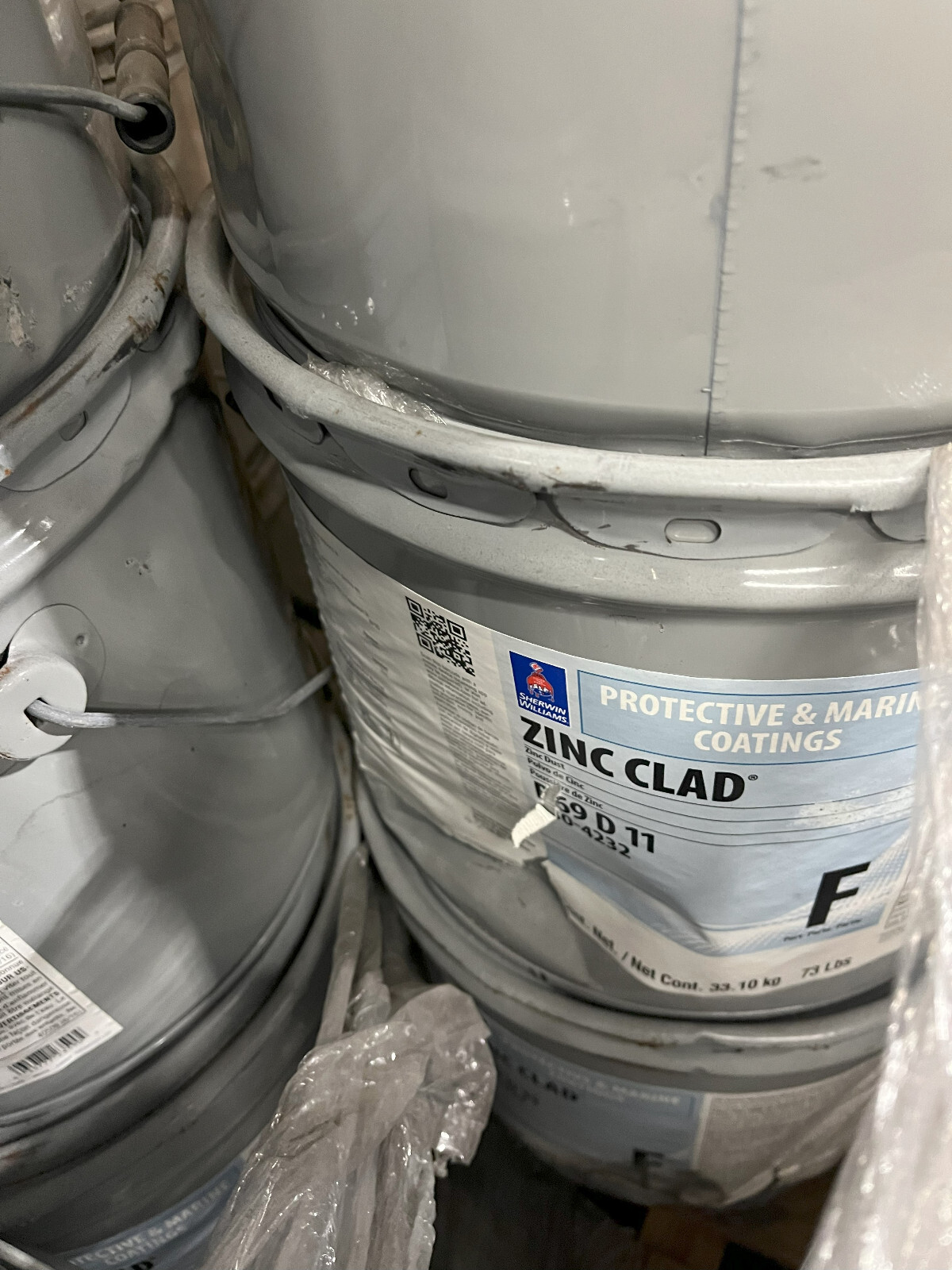 LOT OF 24 Sherwin Williams Zinc Clad Zinc Dust Part F B69 D11 SCRATCH ...