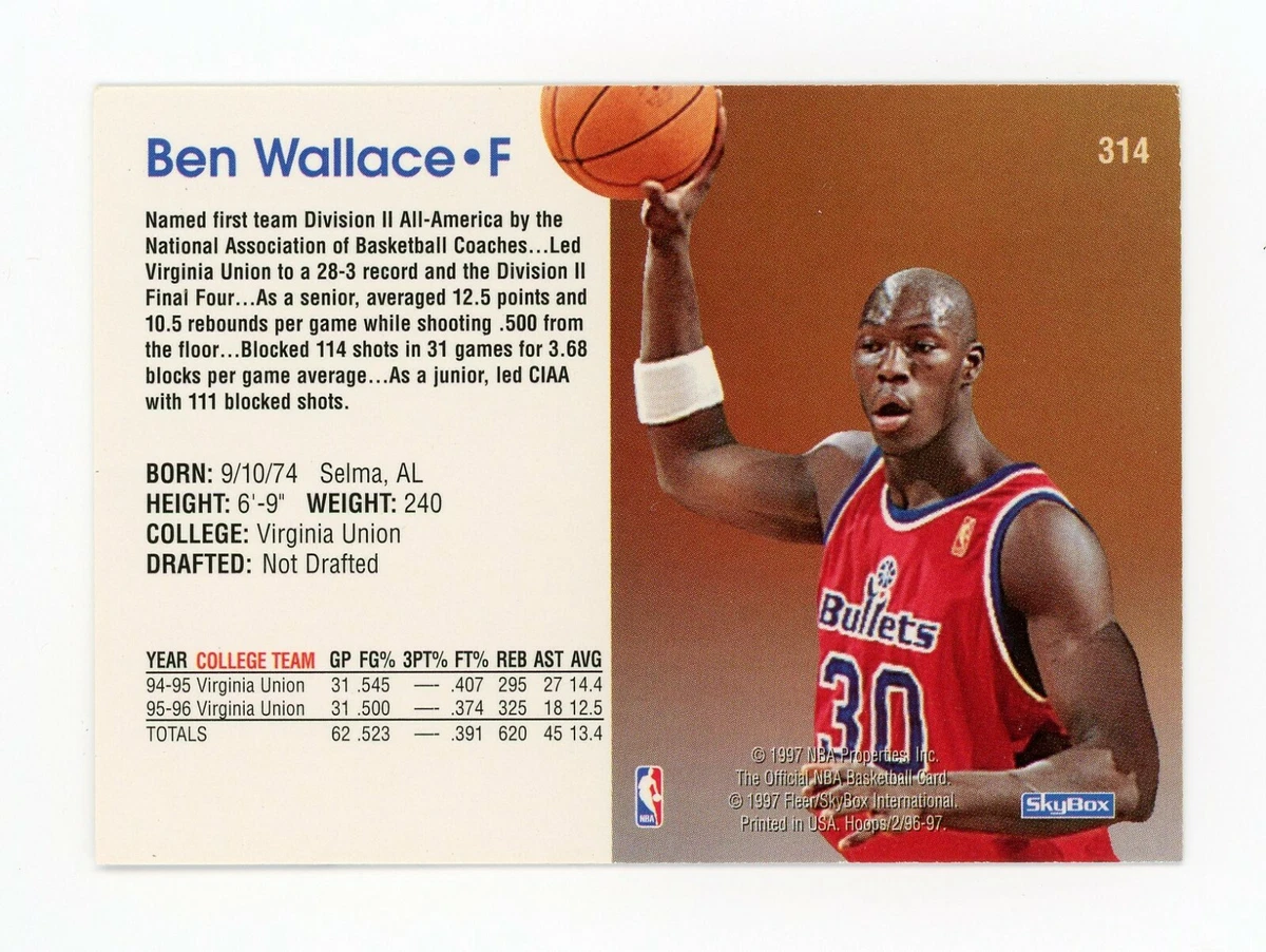 Ben Wallace Bullets